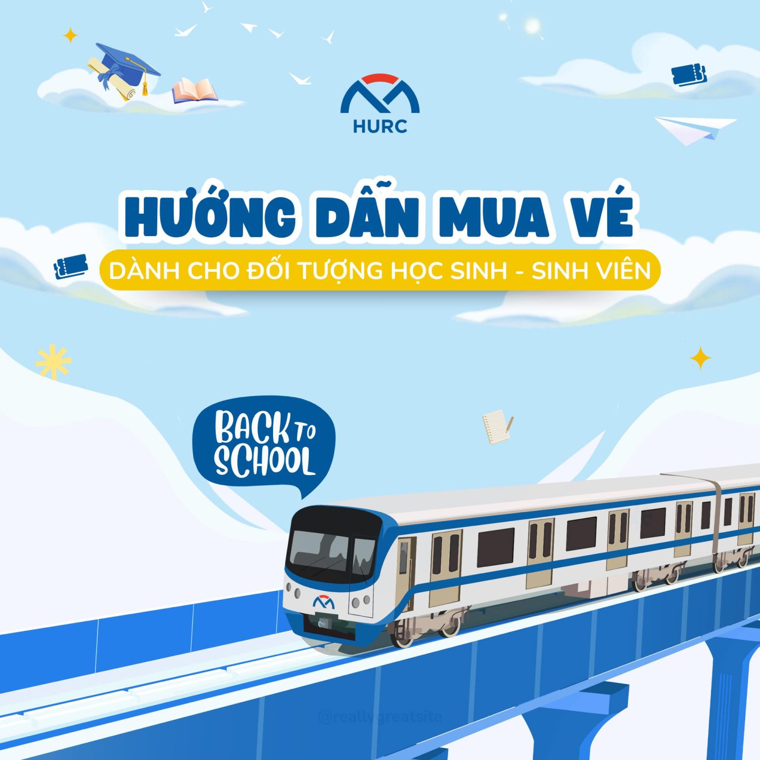 Hướng dẫn mua vé dành cho Học sinh - Sinh viên - HCMC METRO